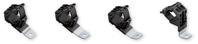 Kabelschellen für Kabel, Drähte, Schläuche und Rohre.